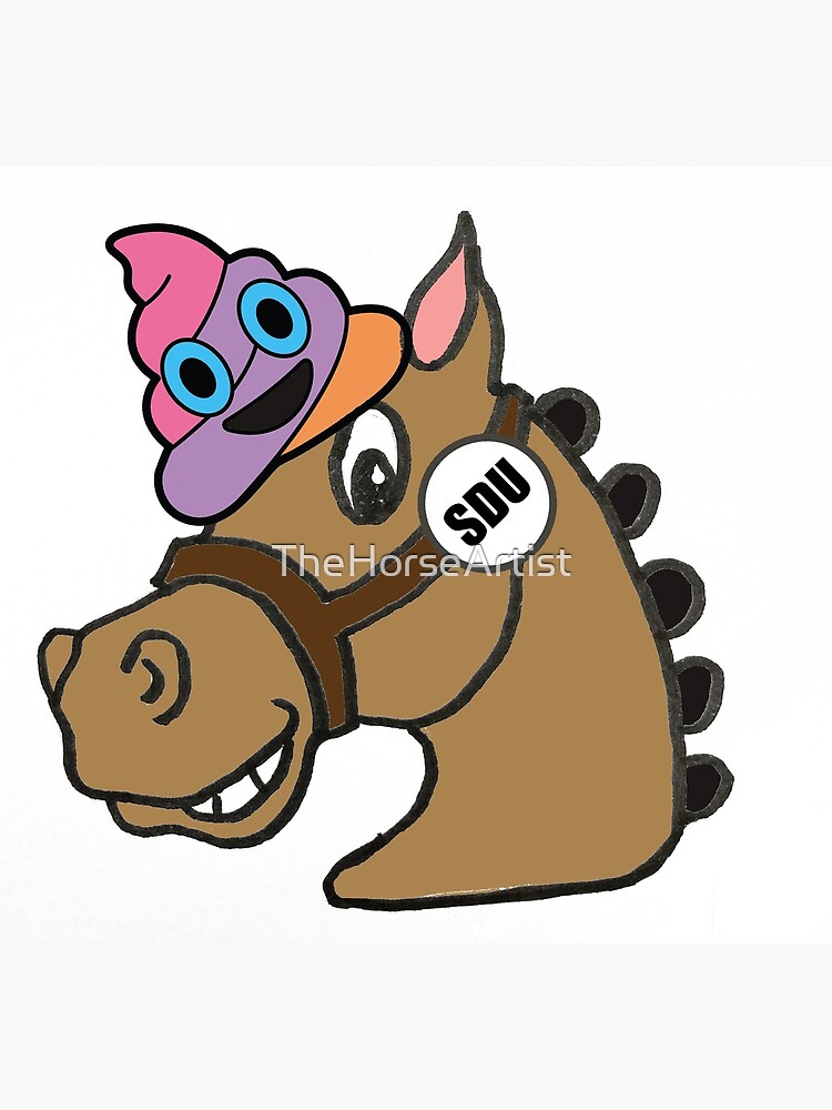 "Unicorn Poo Badge" Poster for Sale by TheHorseArtist | Redbubble