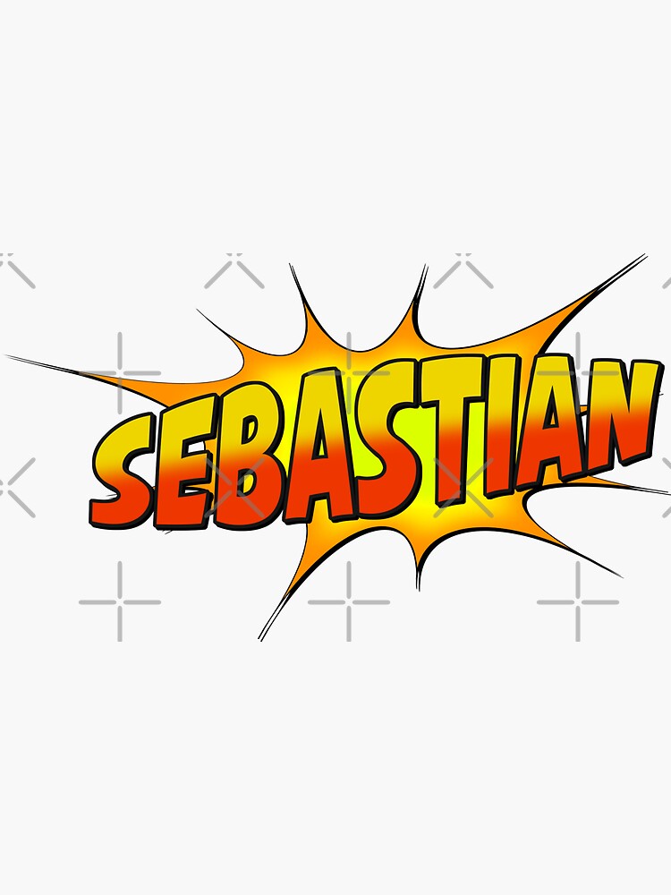 "Sebastian" Sticker for Sale by rogue-design | Redbubble