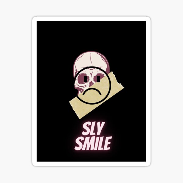 "sly smile" Sticker by iconicx | Redbubble