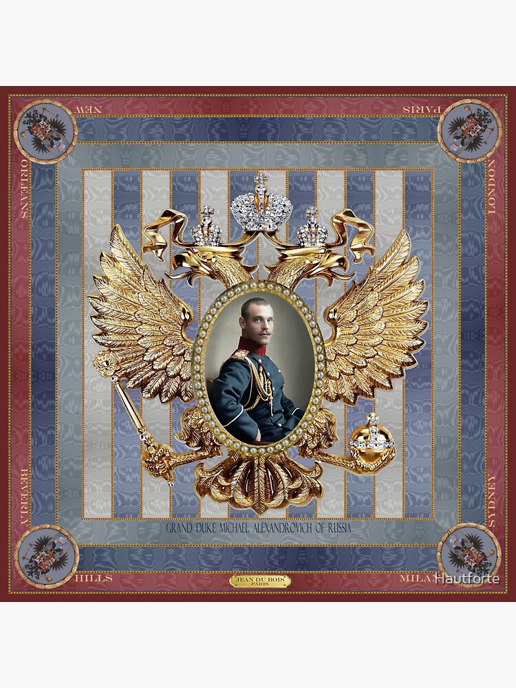 "Grand Duke Michael Alexandrovich of Russia" Sticker by Hautforte ...