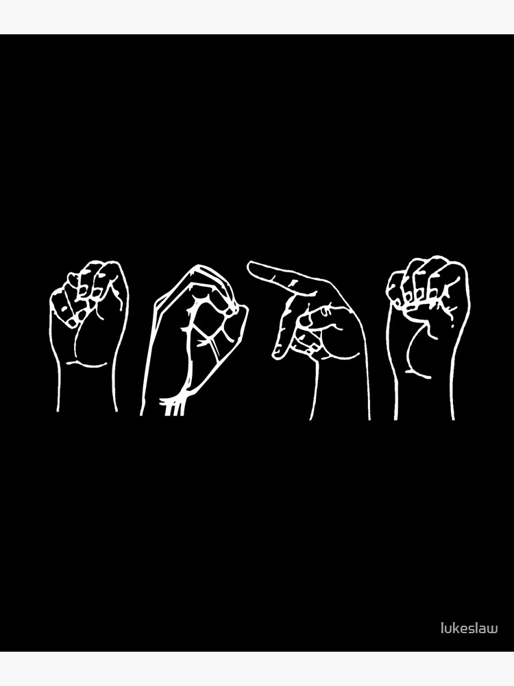 "Nope Hands ASL Sign Language Funny Sarcastic Gifts Clothes ASL Deaf ...