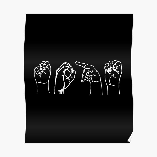 "Nope Hands ASL Sign Language Funny Sarcastic Gifts Clothes ASL Deaf ...