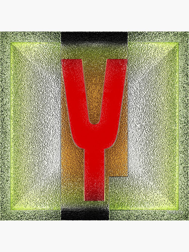 "Versal Y chrome" Sticker for Sale by leobrix | Redbubble
