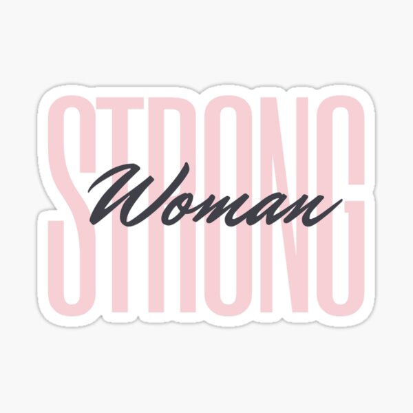 "Strong woman" Sticker for Sale by JorgedMatute | Redbubble