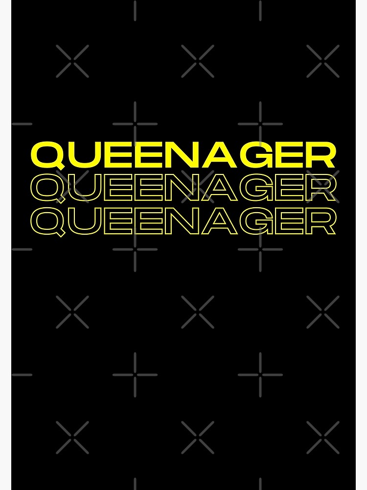 "Queenager | older women | teenager Designs" Poster by PeaceyArt ...