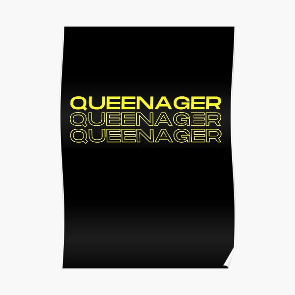 "Queenager | older women | teenager Designs" Poster by PeaceyArt ...