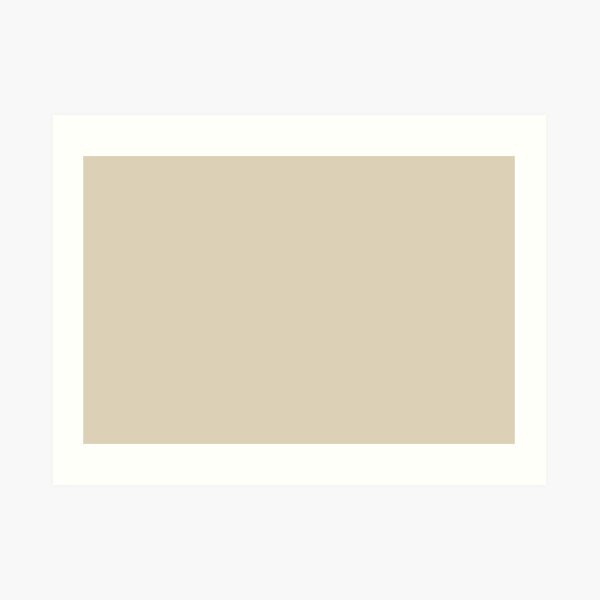 Lámina artística «Color caqui claro Sombra de acento simple ...