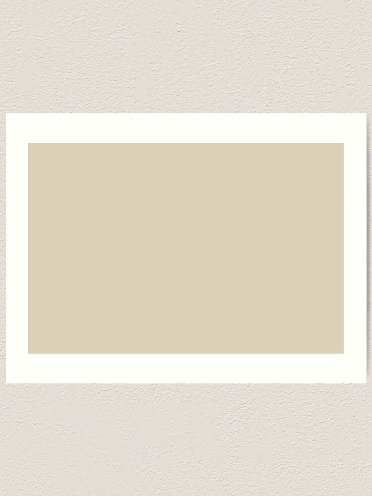 Lámina artística «Color caqui claro Sombra de acento simple ...