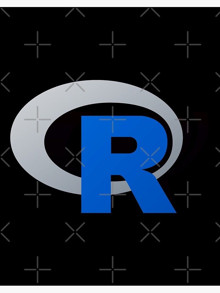 "R programming language R logo" Art Board Print for Sale by Birdhead ...