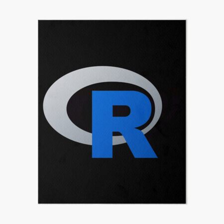 "R programming language R logo" Art Board Print for Sale by Birdhead ...