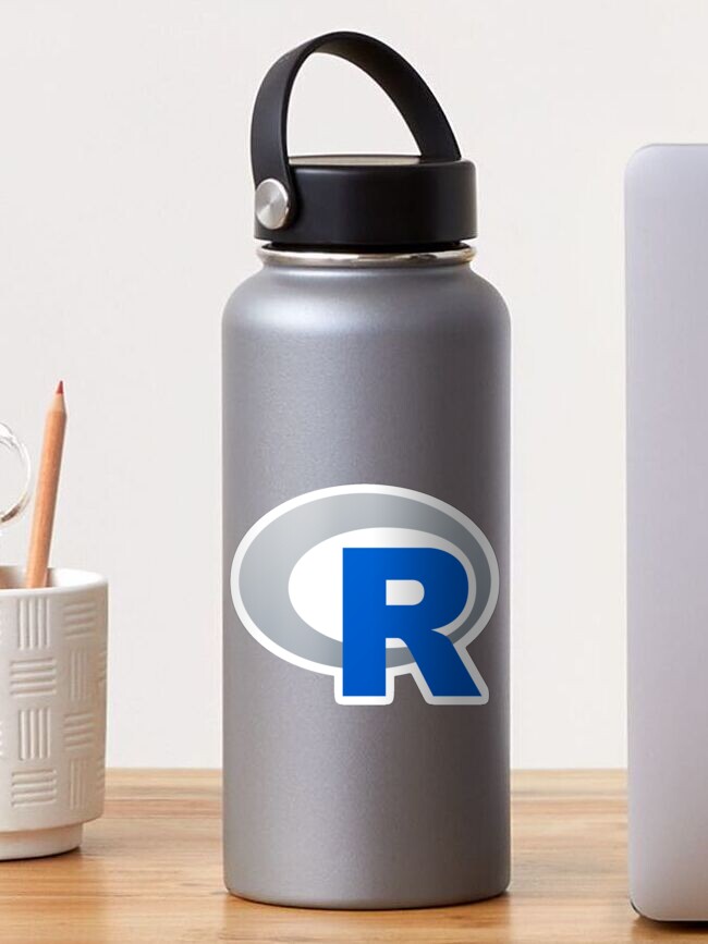 "R programming language R logo" Sticker for Sale by Birdhead | Redbubble