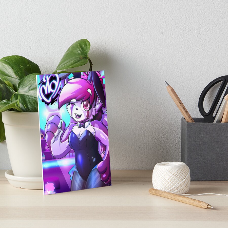 "Bunny Vio" Art Board Print by Greenlightnin | Redbubble