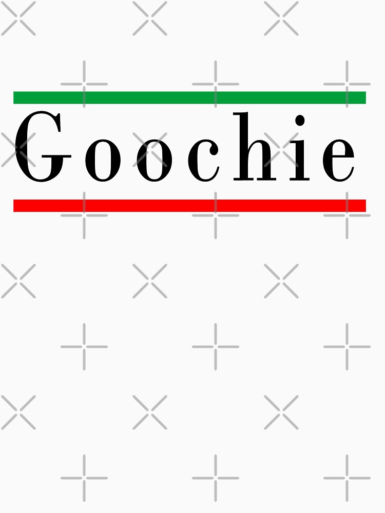 "Goochie" T-shirt for Sale by RetroFrame | Redbubble | gucci t-shirts ...