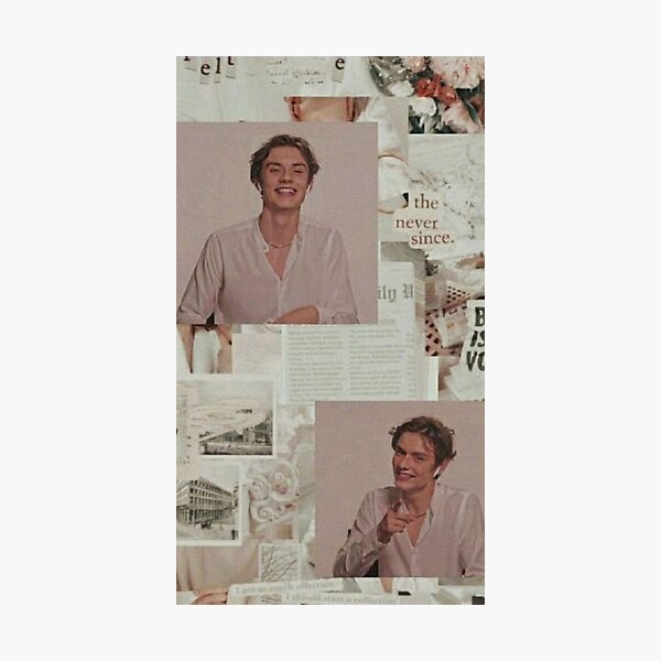 " Louis Partridge Aesthetic Collage" Photographic Print by ...