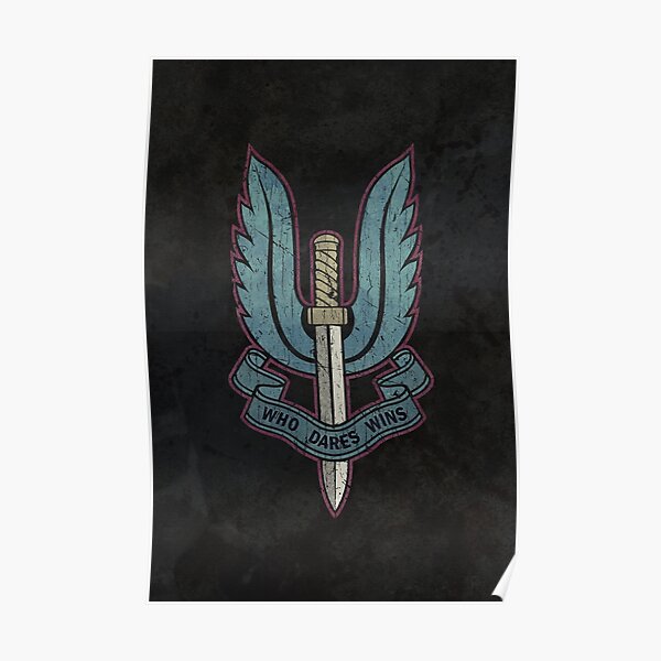 "British SAS Emblem" Poster for Sale by Royal-Elite | Redbubble
