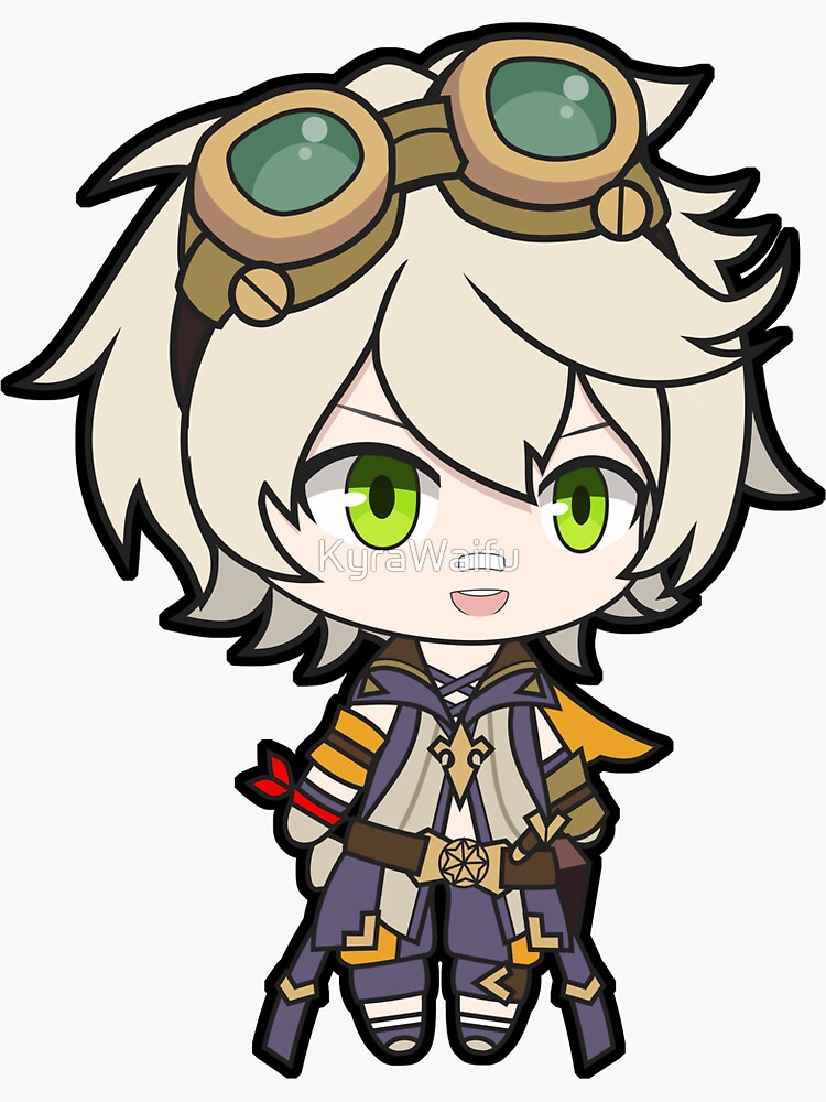 Pegatina «Genshin Impact Bennett» de KyraWaifu | Redbubble