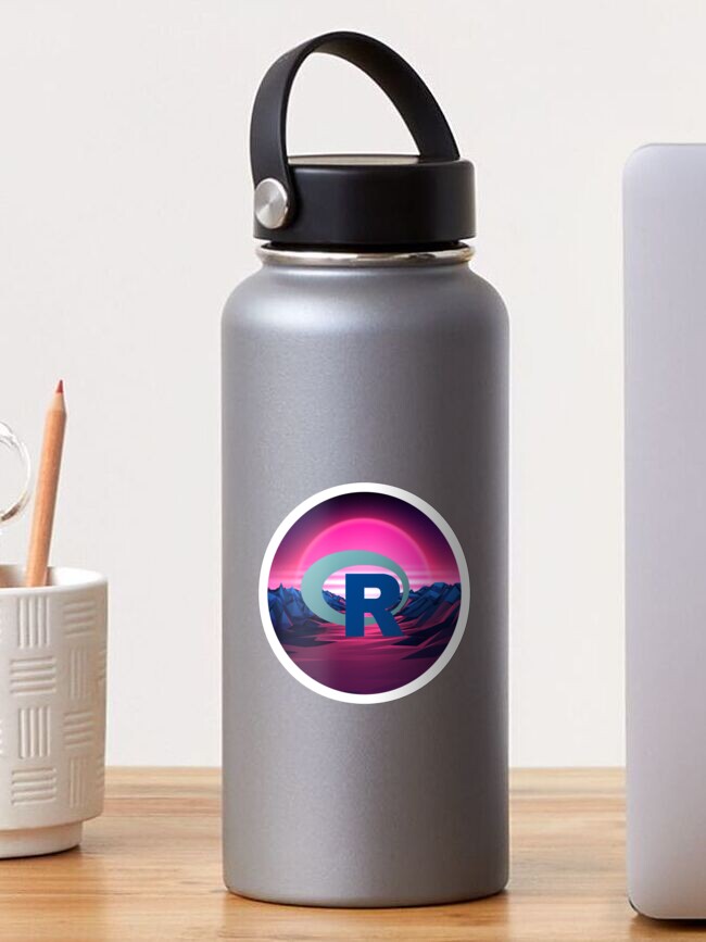 "R programming language R logo" Sticker for Sale by Birdhead | Redbubble