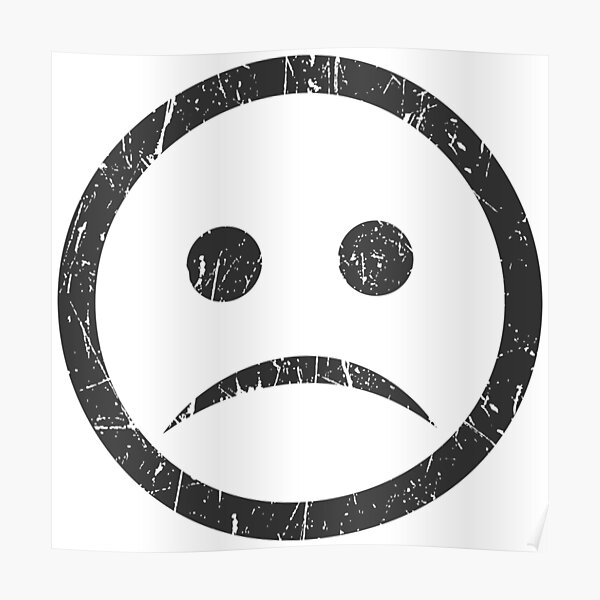 "Sad" Poster for Sale by silverorlead | Redbubble