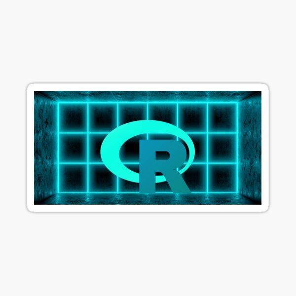 "R programming language R logo" Sticker for Sale by Birdhead | Redbubble