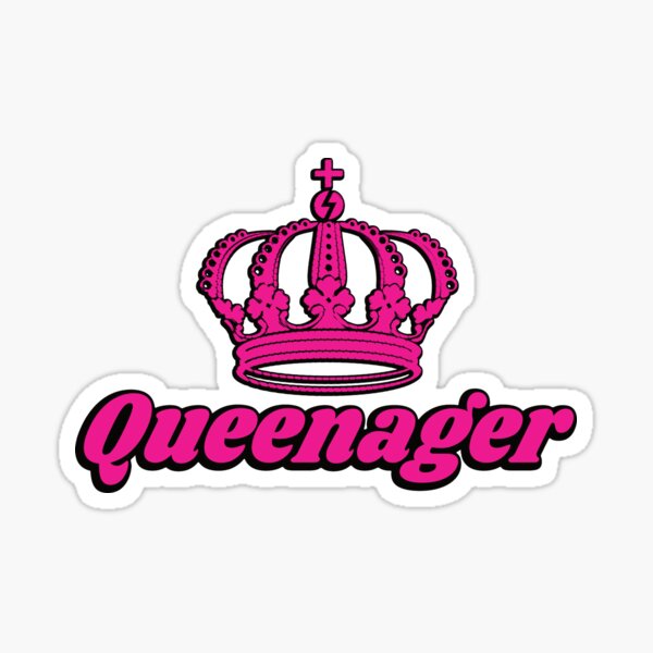 "Queenager Vintage" Sticker for Sale by infleims | Redbubble