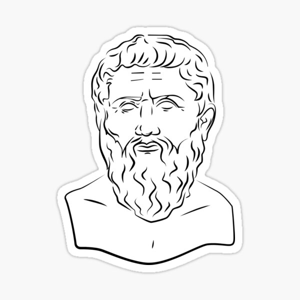 "Plato ancient Greece quotes from philosophers " Sticker by Didace ...