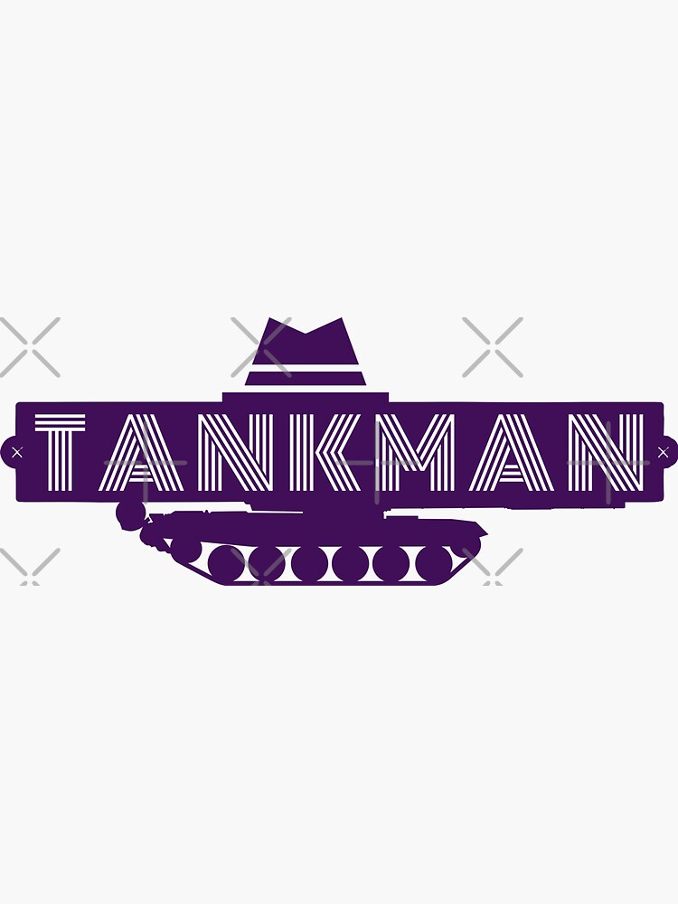 "Tankman" Sticker by RBuilds-design | Redbubble