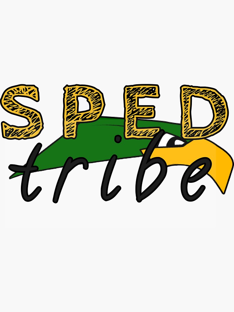 "SPED" Sticker for Sale by dlark | Redbubble