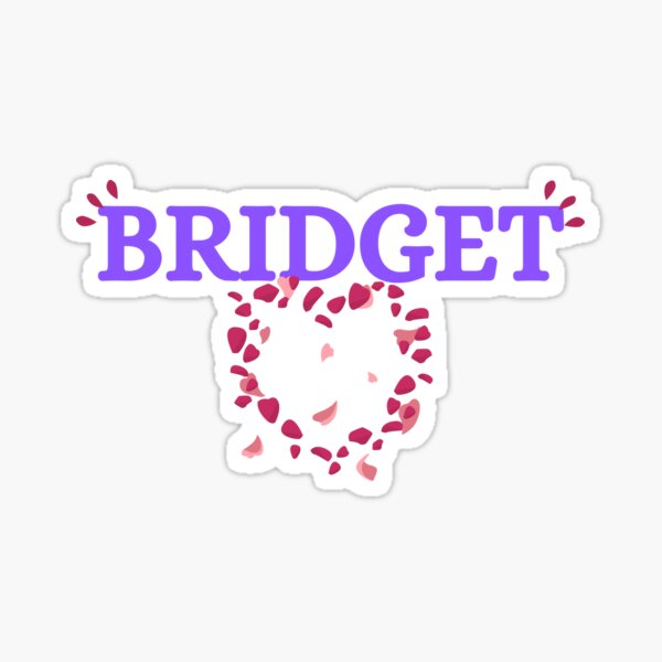 "Bridget " Sticker for Sale by SanaHaddad | Redbubble