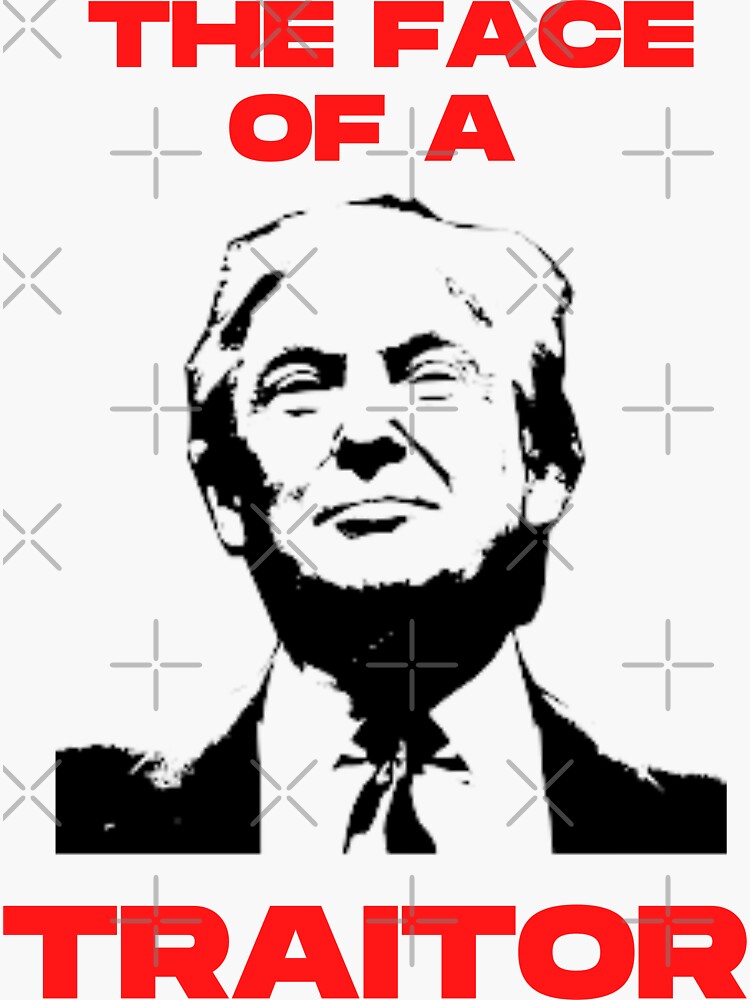 "face of a traitor" Sticker for Sale by Sunflower5576 | Redbubble