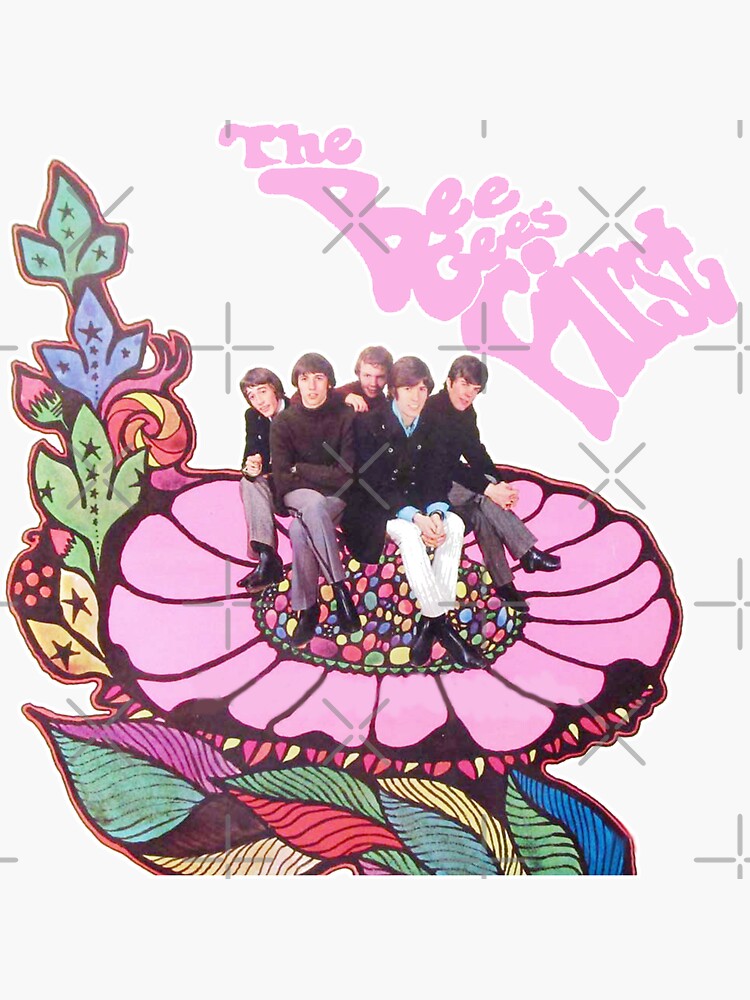 "Best Clear Design of Bee Gees Band Logo" Sticker by ccrampsy5i | Redbubble