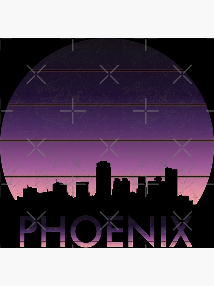 "PHOENIX sunset design, silhouette design, sunset design, PHOENIX ...