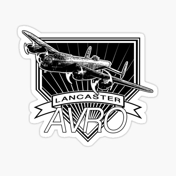"Lancaster WW2 Bomber" Sticker for Sale by CoolCarVideos | Redbubble