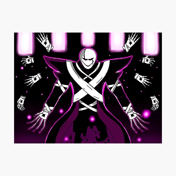 Lámina fotográfica «Arte de personajes de X-gaster Underverse» de ...