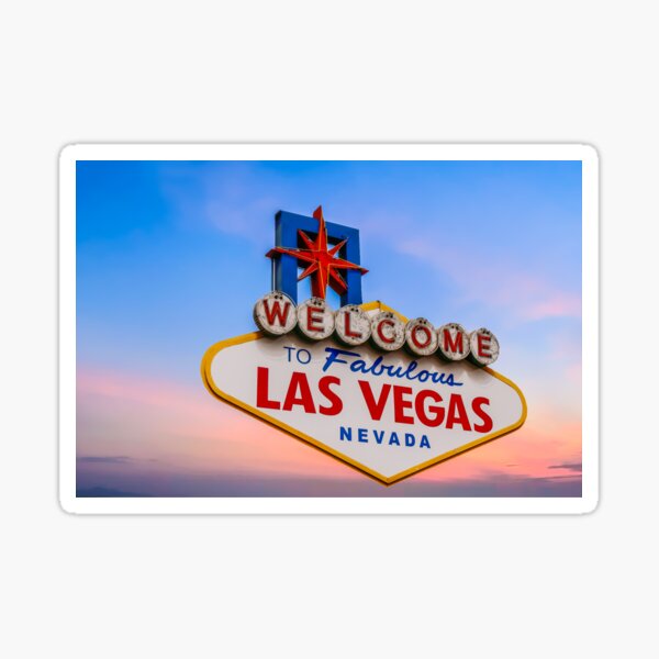 "Las Vegas Sign" Sticker for Sale by dbvirago | Redbubble