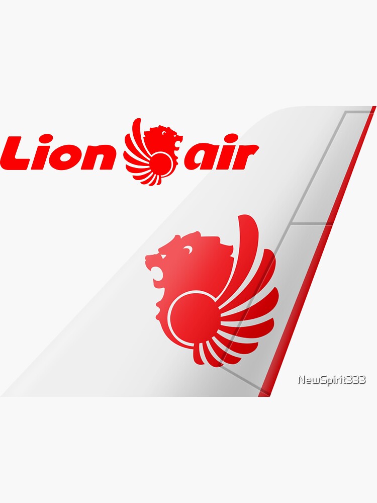 "Lion Air Logo" Sticker for Sale by NewSpirit333 | Redbubble