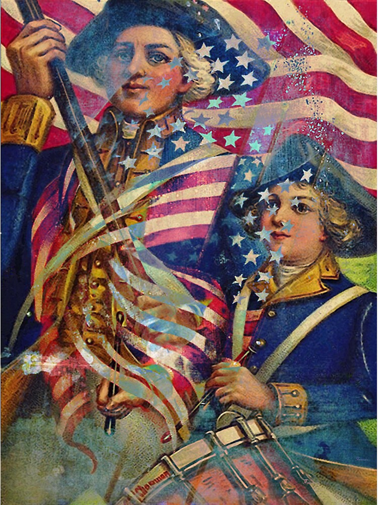 "AMERICAN PATRIOT ~ UNAPOLOGETIC" Sticker by Tammera | Redbubble