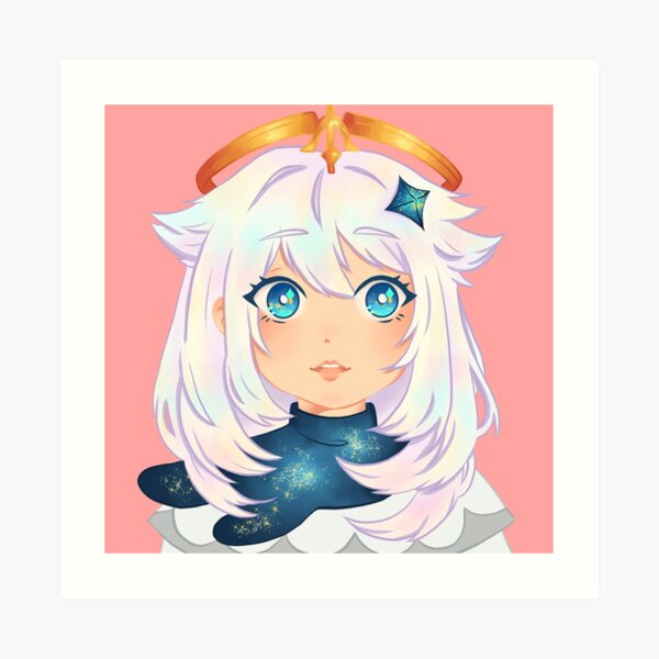 "Paimon Chibi Genshin Impact" Art Print for Sale by stickerlore | Redbubble
