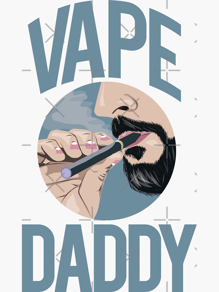 "Vape Daddy" Sticker for Sale by enriquepma | Redbubble