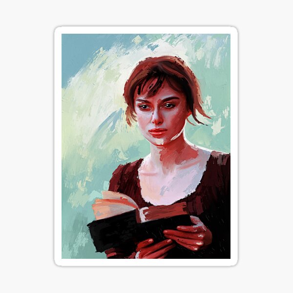 "ELIZABETH BENNET - LIZZY - FROM PRIDE AND PREJUDICE 2005" Sticker by ...
