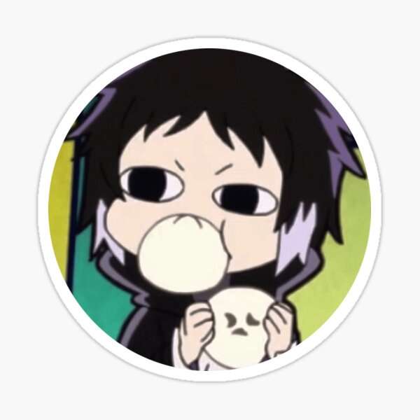 "Akutagawa Bungo Stray Dogs Wan! Eating" Sticker for Sale by ...