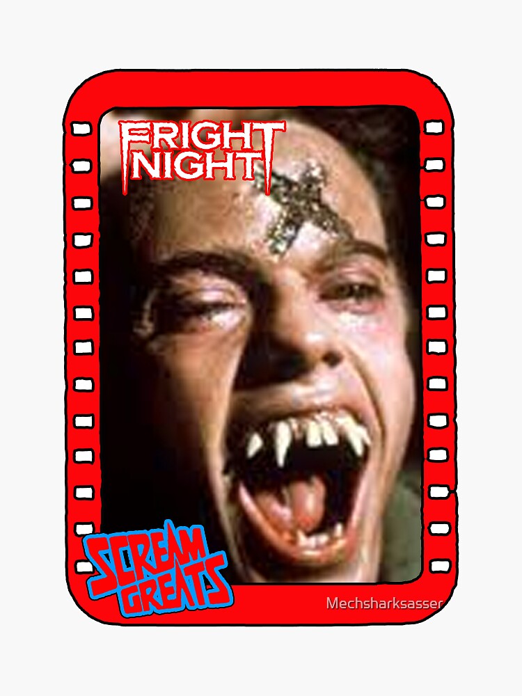 "Evil Ed! Fright Night! Scream Greats Sticker!" Sticker for Sale by ...