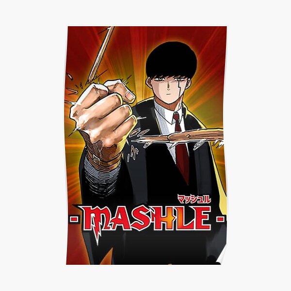 "Mashle" Poster by noupui | Redbubble