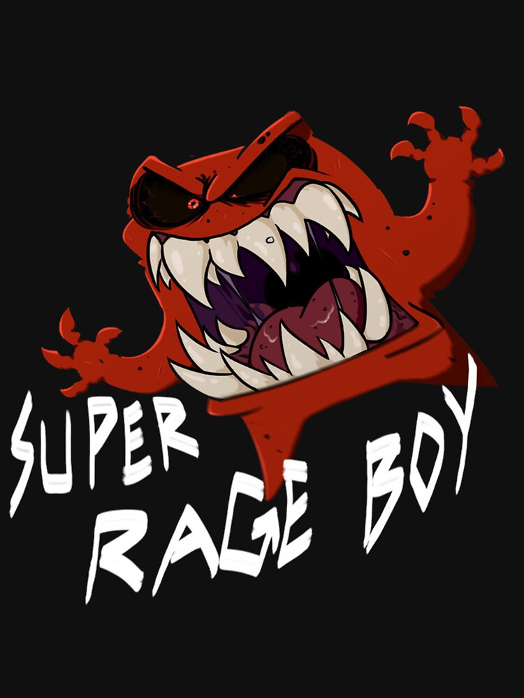 "Super Rage Boy" T-shirt for Sale by GetFrankered | Redbubble | super t ...