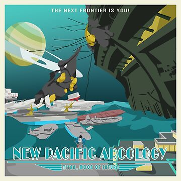 "New Pacific Arcology" Sticker for Sale by VulshokBersrker | Redbubble