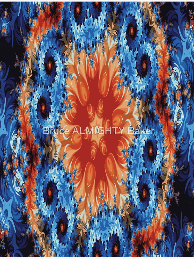 "FRACTAL ALCHEMY by Bruce Ashman Baker" Sticker for Sale by ...