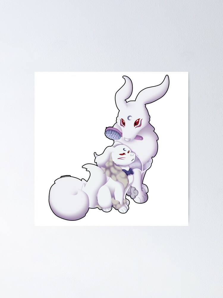 "Proper - Inukimi White" Poster for Sale by inumaru-hokashi | Redbubble