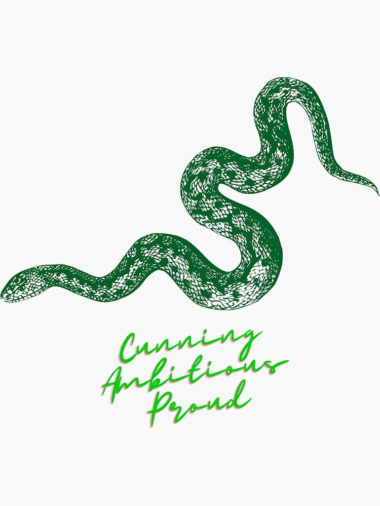 "Cunning snake Sticker" Sticker for Sale by LydiaMacdonald | Redbubble