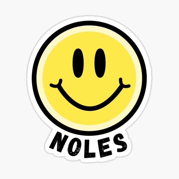 "Happy Noles" Sticker for Sale by drewroach16 | Redbubble