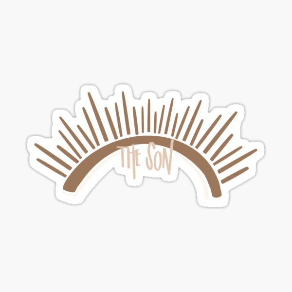 "The Son Logo" Sticker by JazzHandsMarket | Redbubble