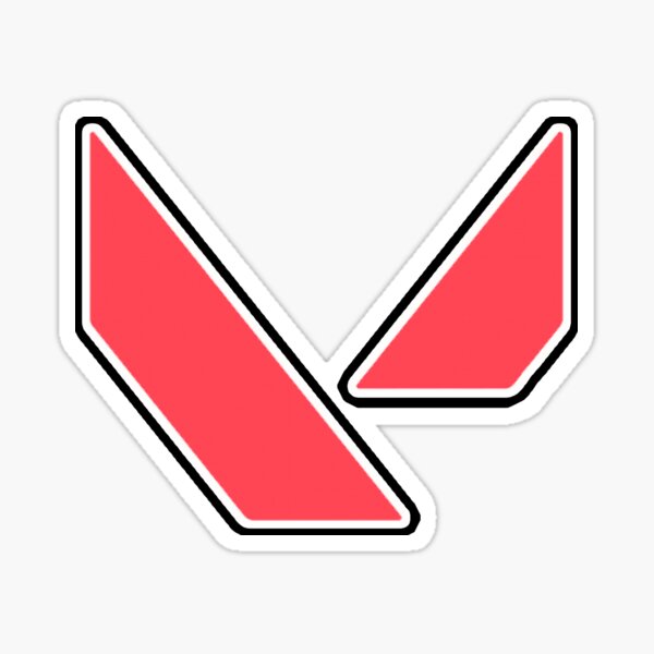 Valorant Logo Stickers | Redbubble